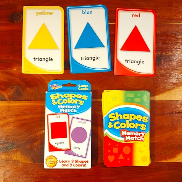 Other | Shapes And Colors Flash Cards | Poshmark